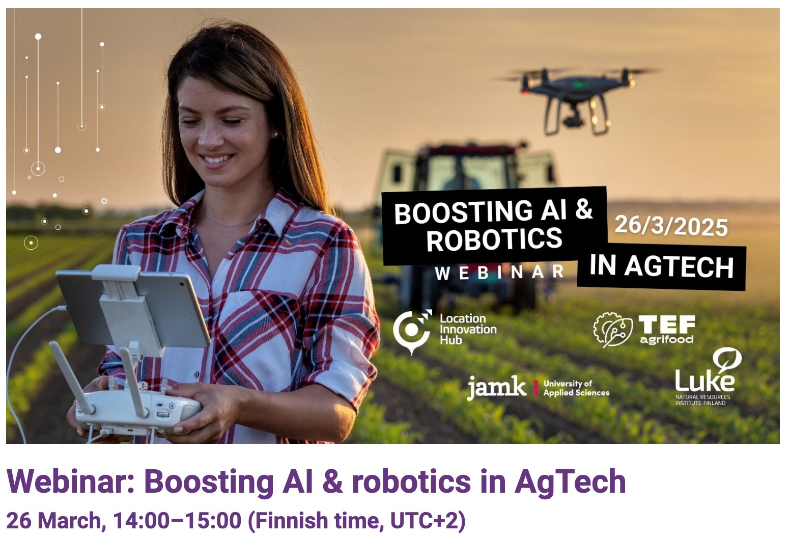 Boosting AI & Robotics in AgTech | Jamk
